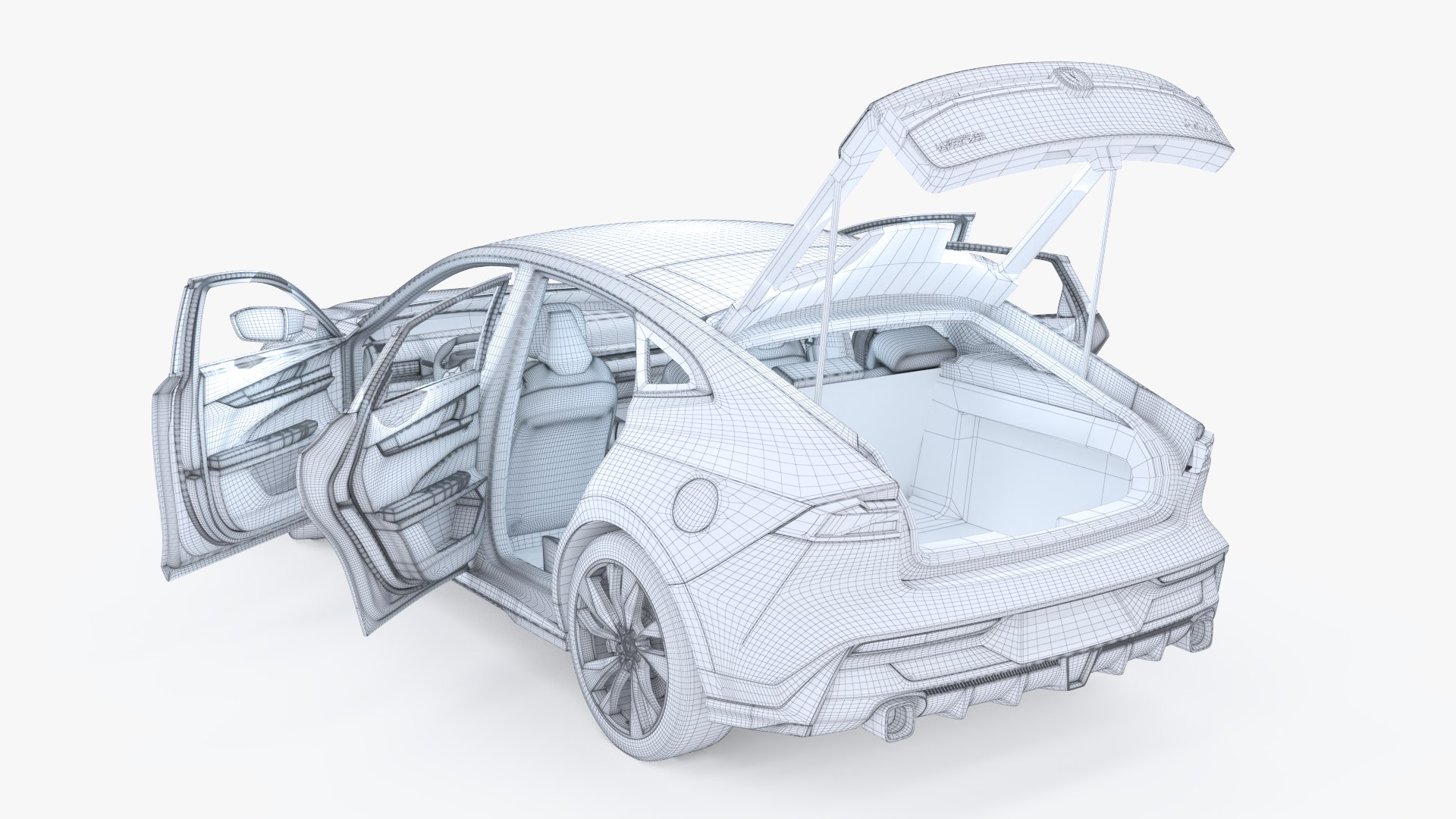 ChangAn UNI-V 2023 3D model - TurboSquid 2052678
