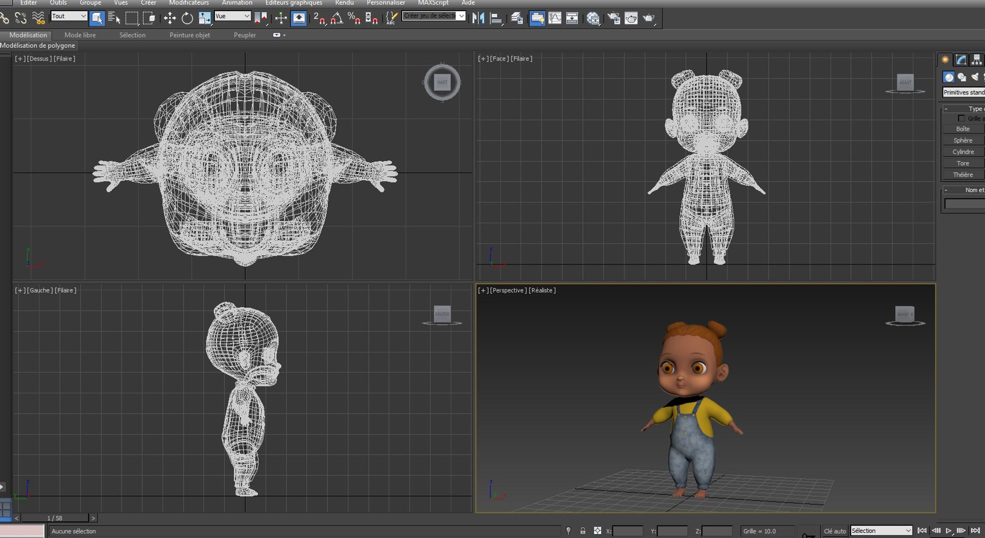 Baby Girl Model - TurboSquid 1694709