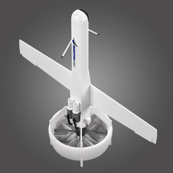 vertical take-off uav martin 3d model