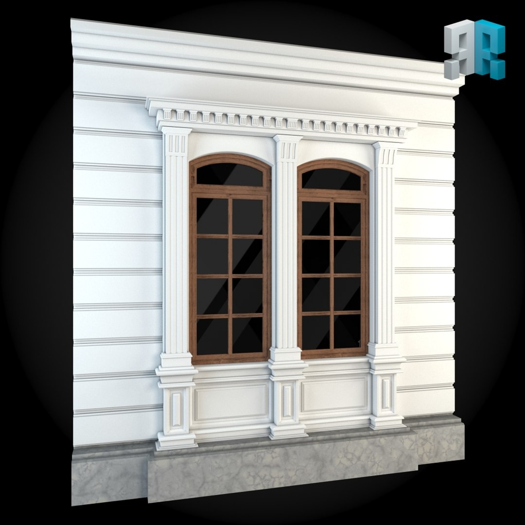 3d Architectural Modules Model