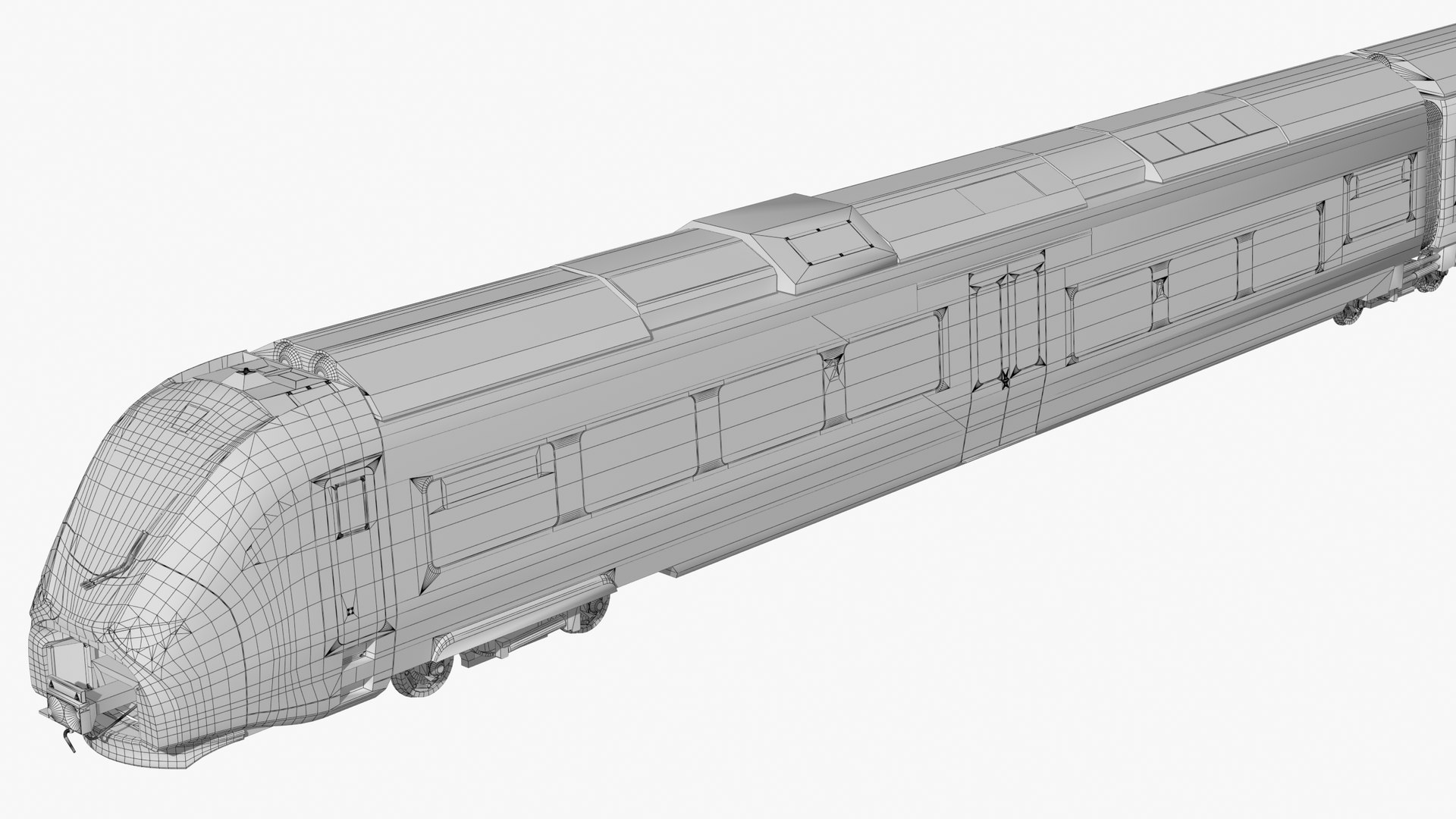 3D Siemens Mireo Plus H Class 563 Passenger Train Model - TurboSquid ...