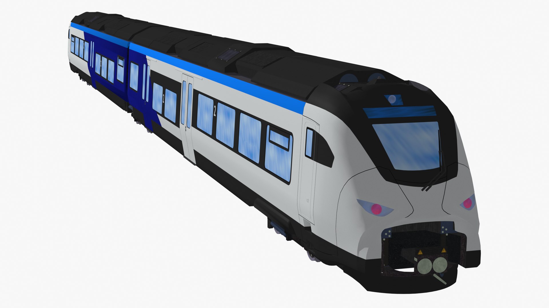 3D Siemens Mireo Plus H Class 563 Passenger Train Model - TurboSquid 2219011
