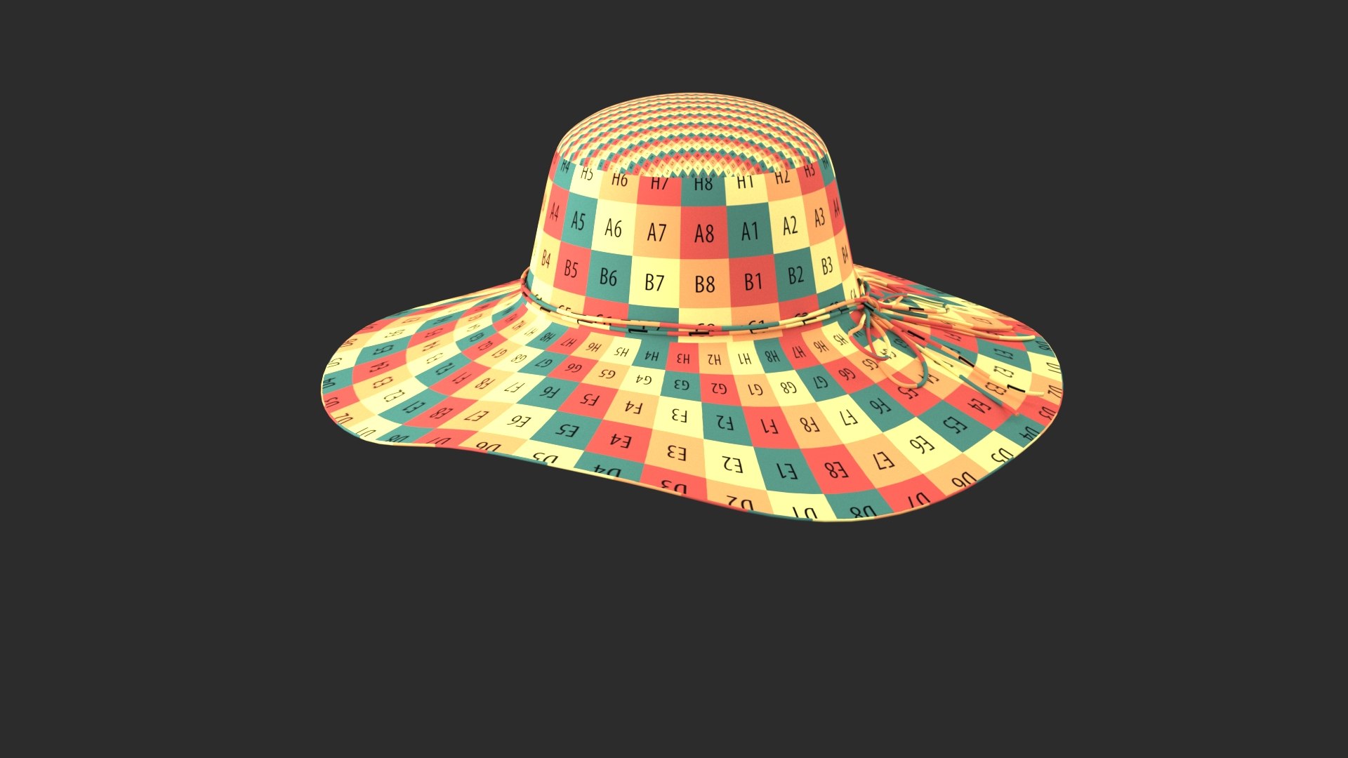 Sun Hat 3D Model - TurboSquid 1829935