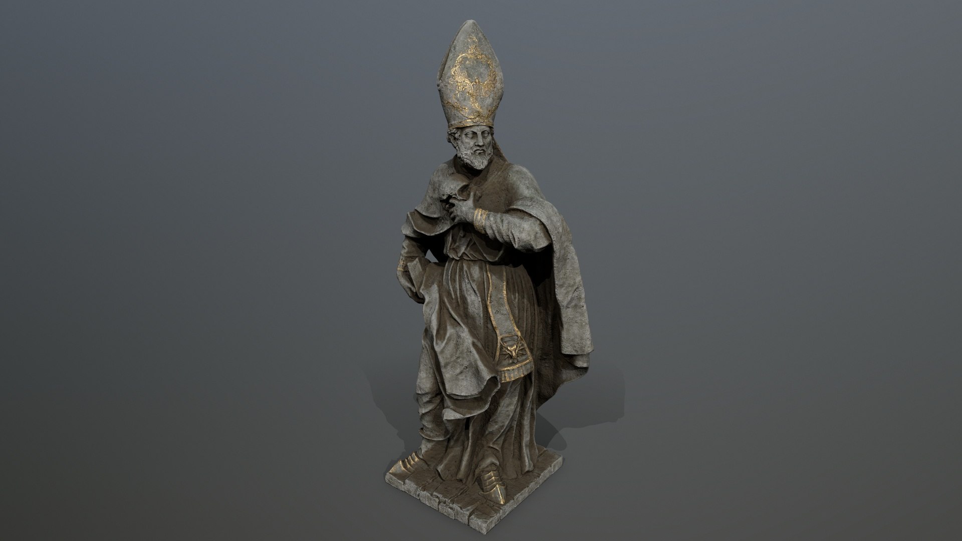 Man Statue 3D Model - TurboSquid 2351713