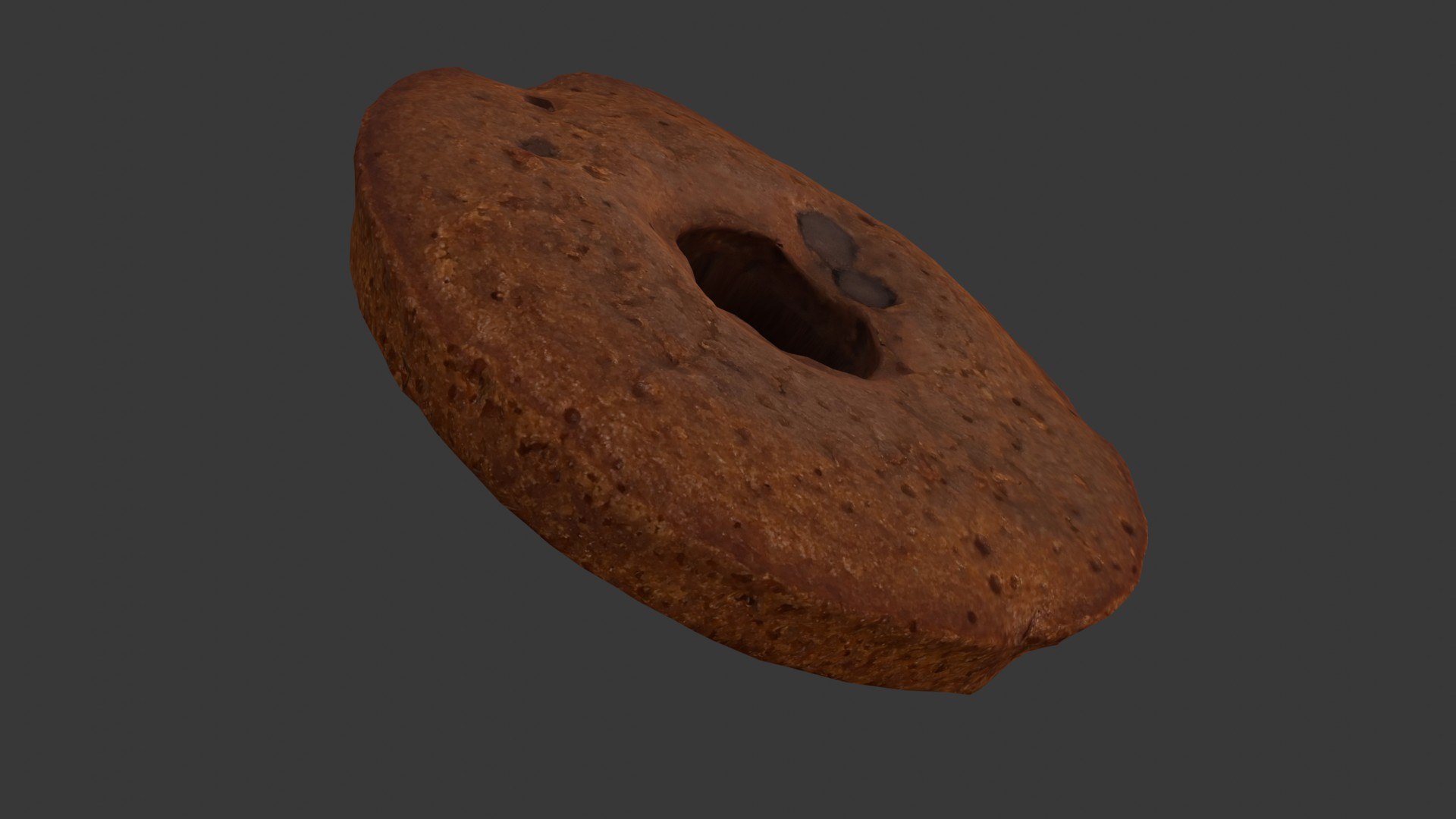 Chocolate Chip Bagel Scan 3D Model - TurboSquid 2408799
