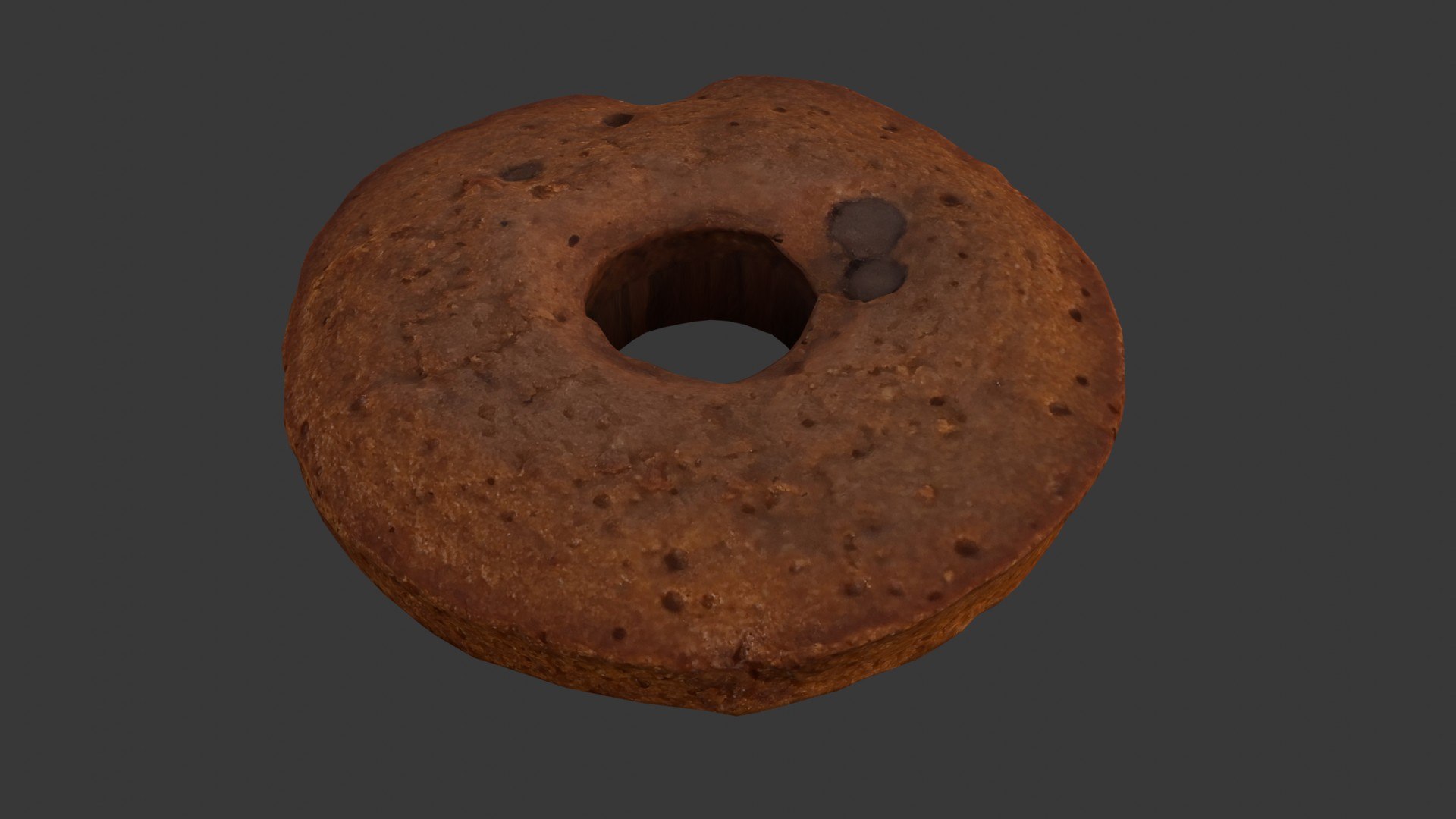Chocolate Chip Bagel Scan 3D Model - TurboSquid 2408799