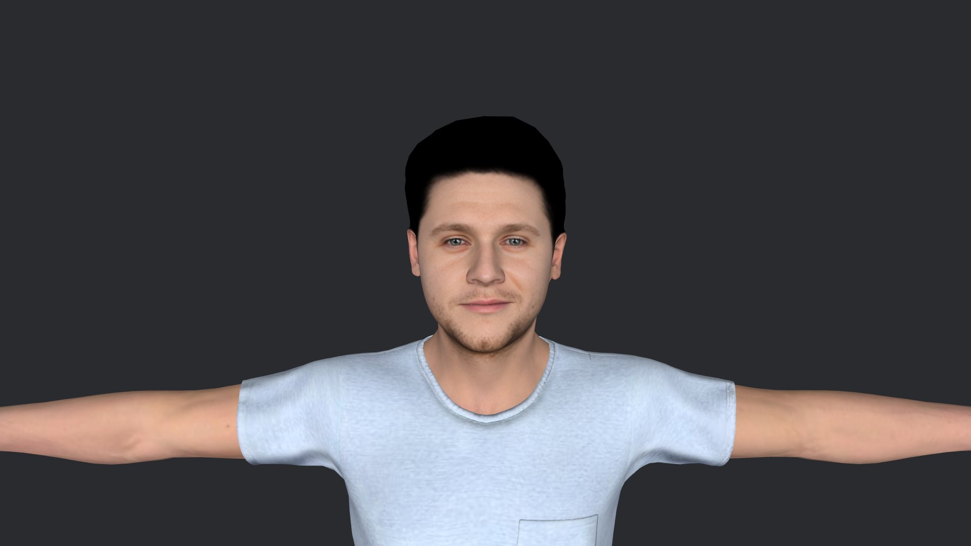 3D Niall Horan Hyper Realistic Full Body Fully Rigged 3D Character ...
