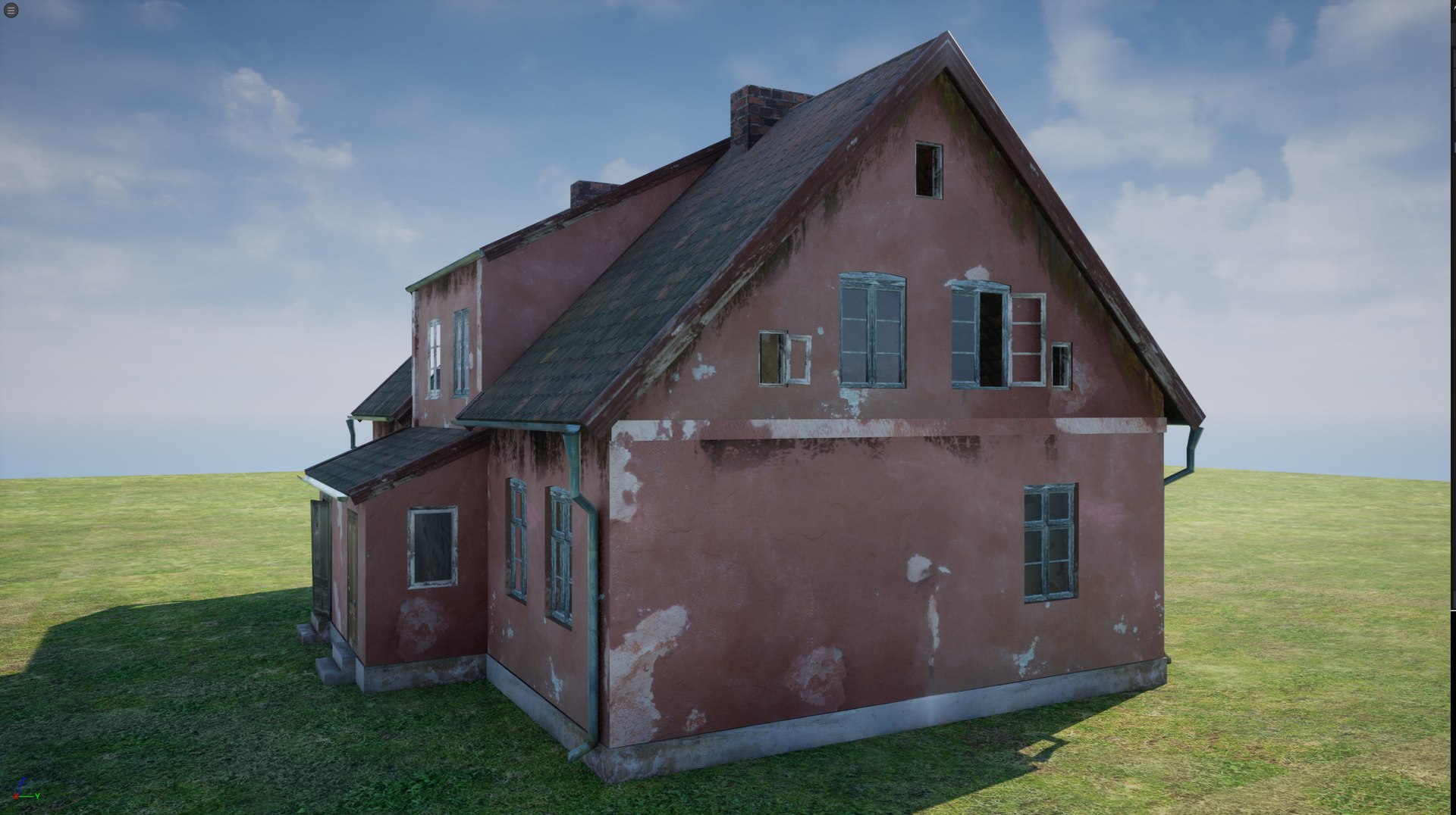 3D East Europe Rural House Low Poly - TurboSquid 2127053