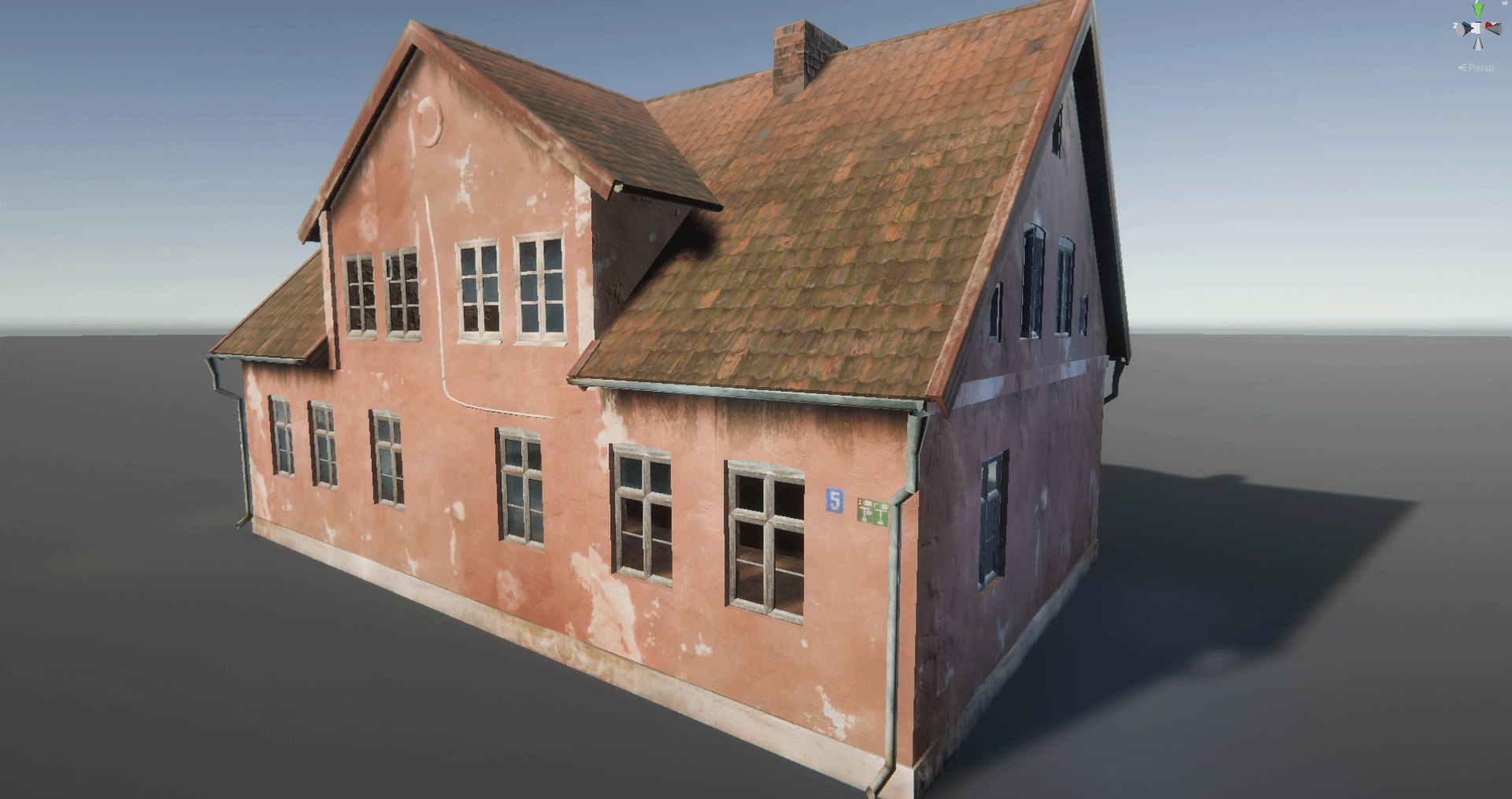 3D East Europe Rural House Low Poly - TurboSquid 2127053