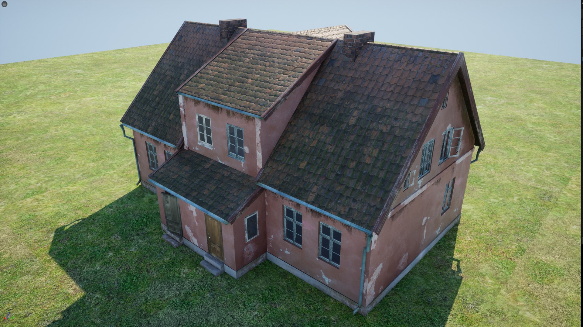 3D East Europe Rural House Low Poly - TurboSquid 2127053