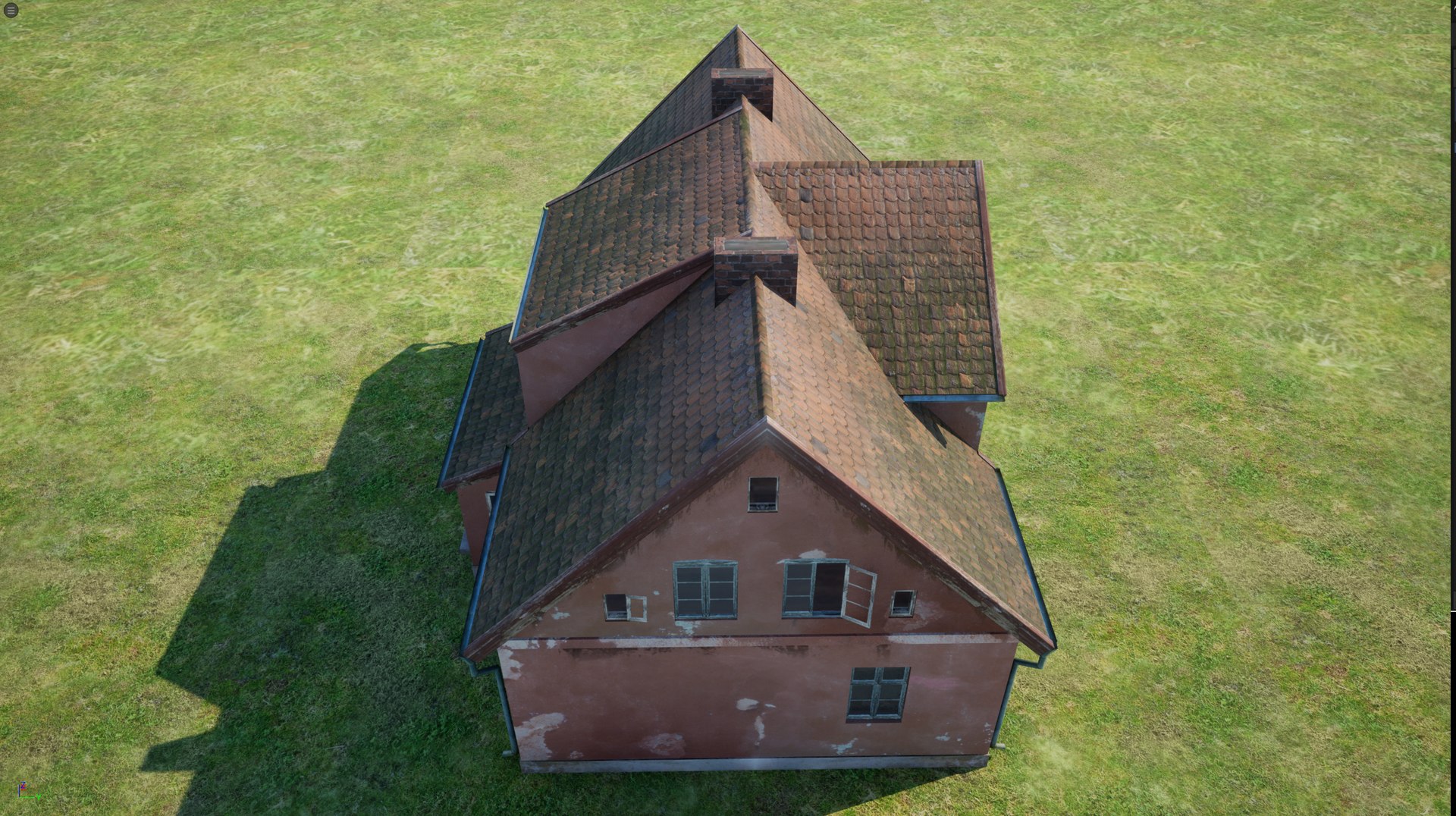 3D East Europe Rural House Low Poly - TurboSquid 2127053