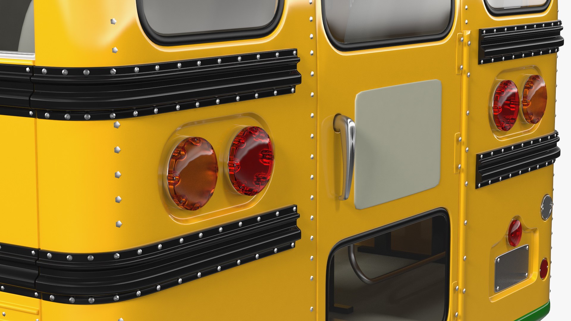 3D Electric Blue Bird Vision School Bus - TurboSquid 1767091