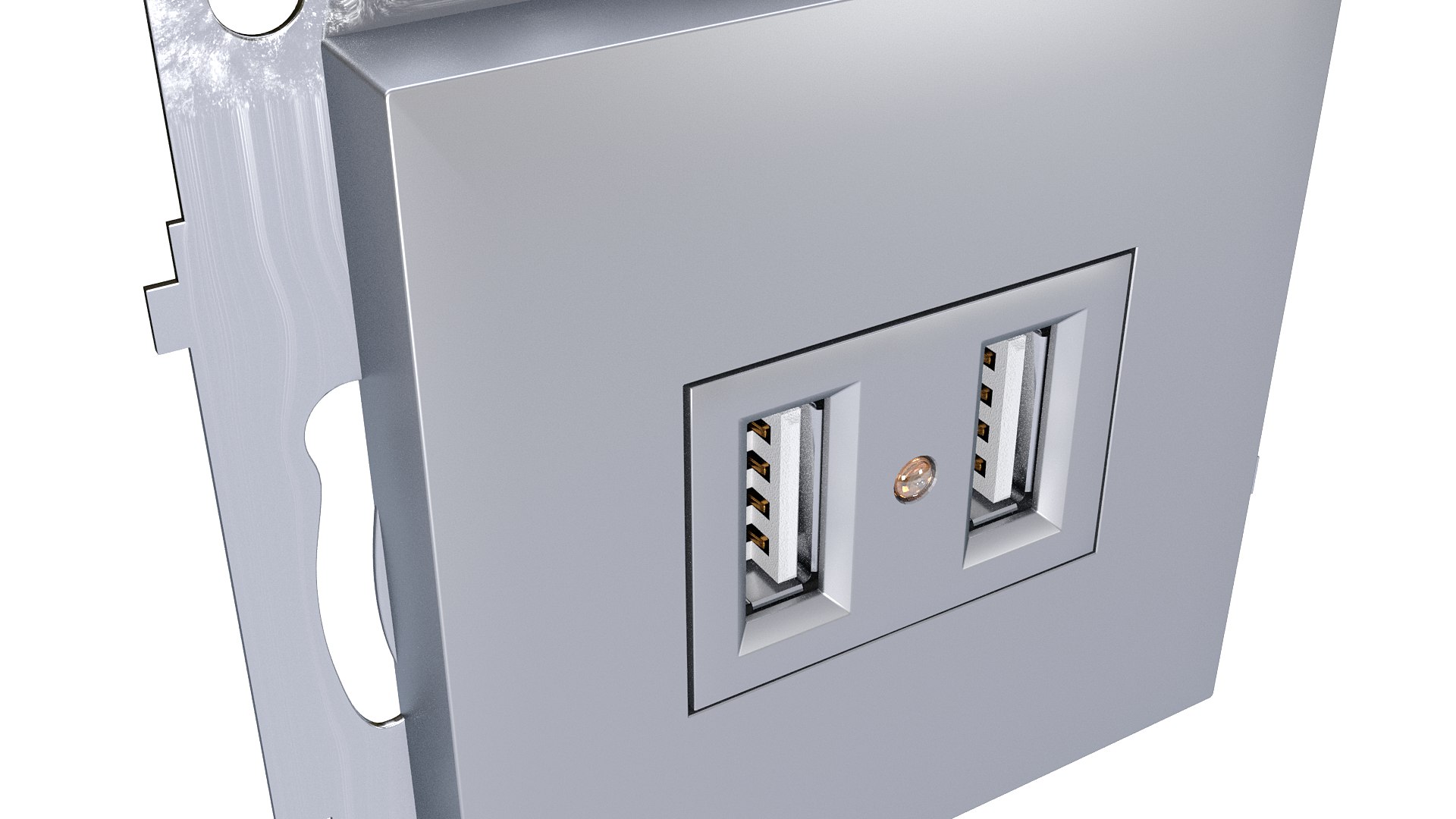 3D Usb Socket Outlet Model - TurboSquid 2003595