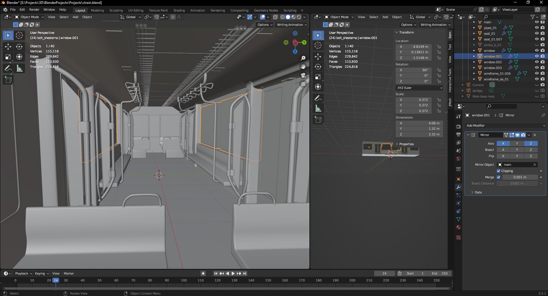 3D model ctrain metro - TurboSquid 2075941