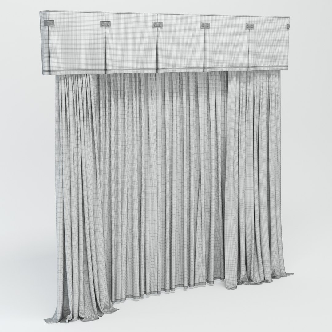 3d Curtain Model