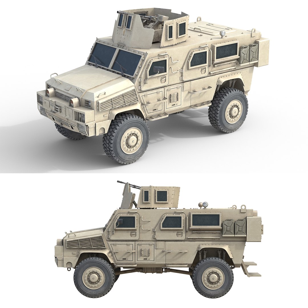 3D RG 33 Light Armored Vehicle MRAP Model - TurboSquid 2301834