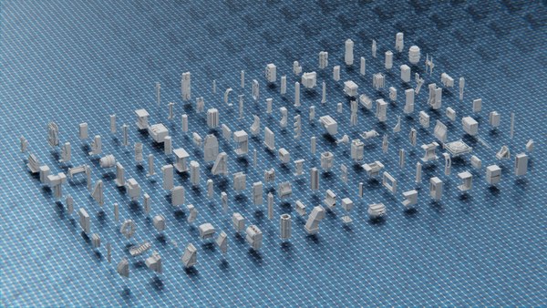3D RAUMFAHRZEUG KITBASH - PACK - ASSET - PROP - GREEBLE 3D-Modell ...