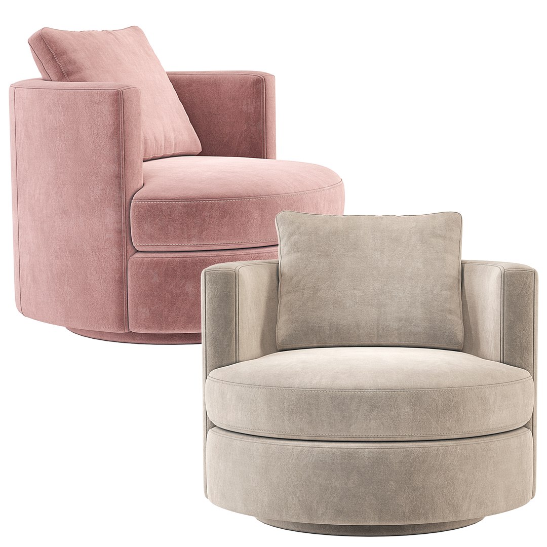 3D Wren Swivel Chair Restoration Hardware RH - TurboSquid 1944380