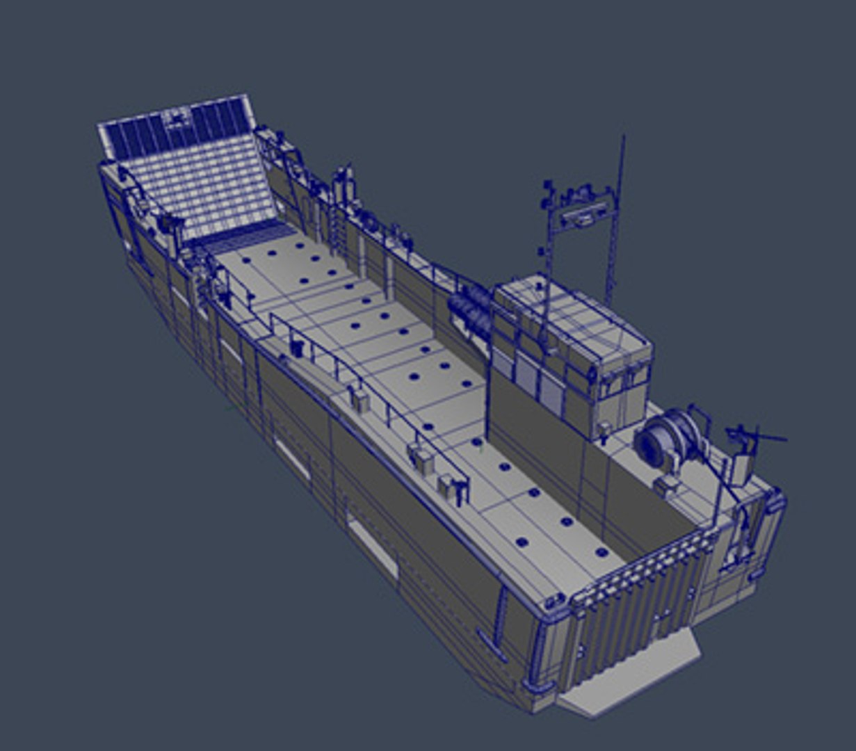 Lcu Mk10 Landing Craft 3ds