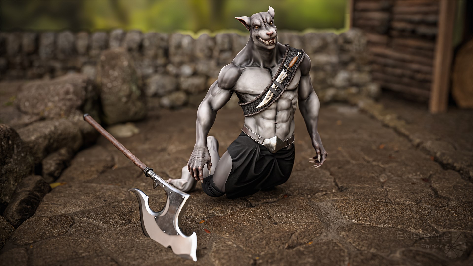 Werewolf Lycanthrope - Rigged Animated Beast - Night Predator - 25 3D ...