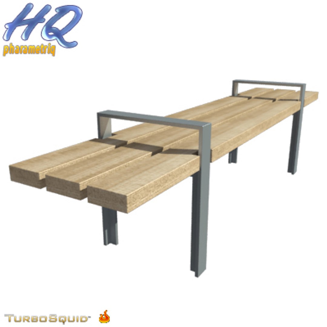 Bench 16 3d Dxf
