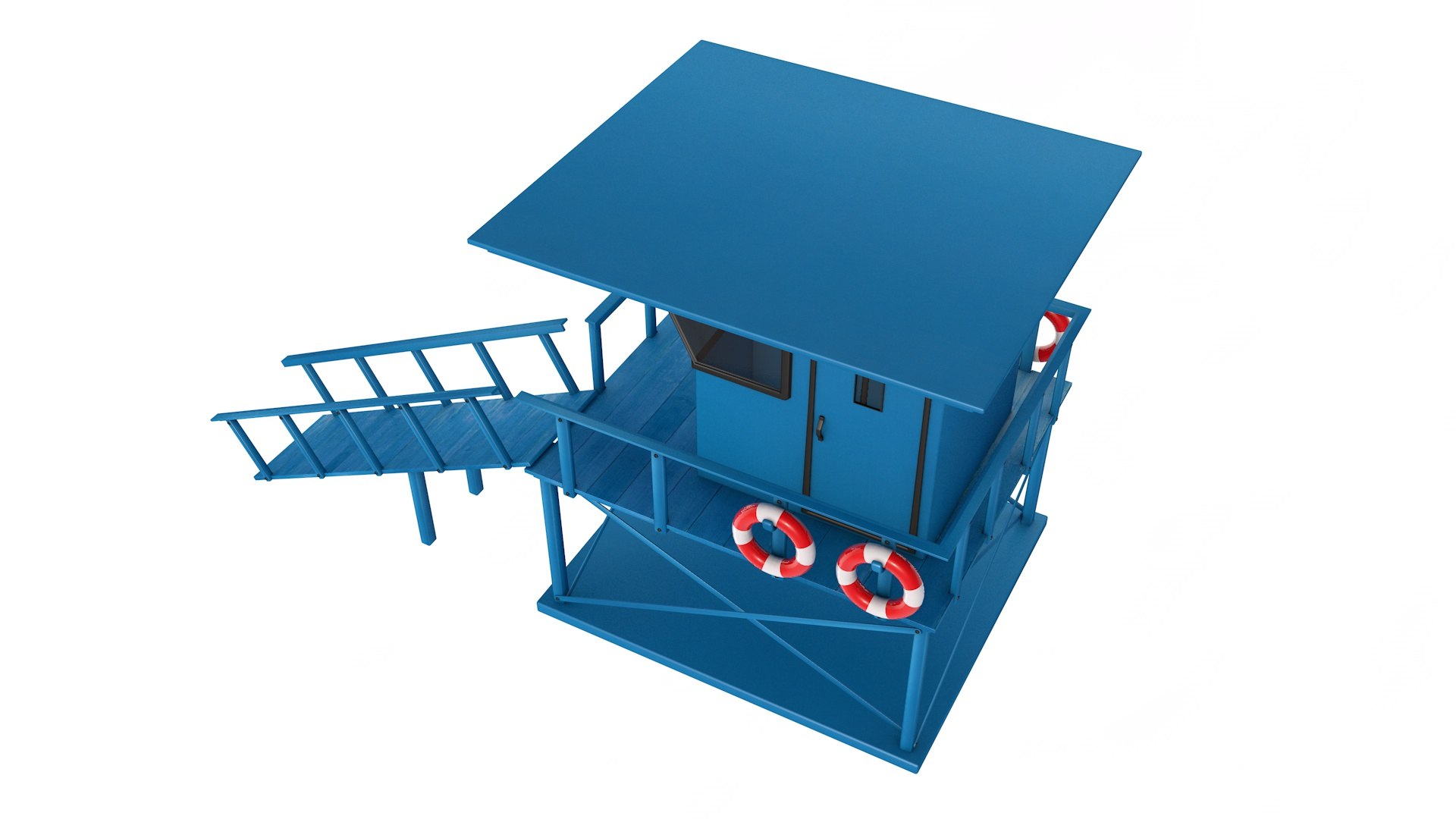 3D Lifeguard Station Model - TurboSquid 1765632