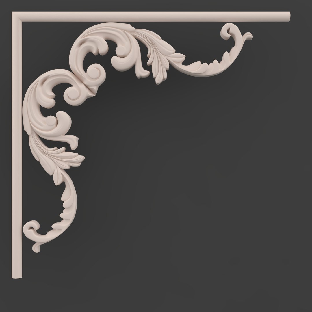 Corner Element 3d Max