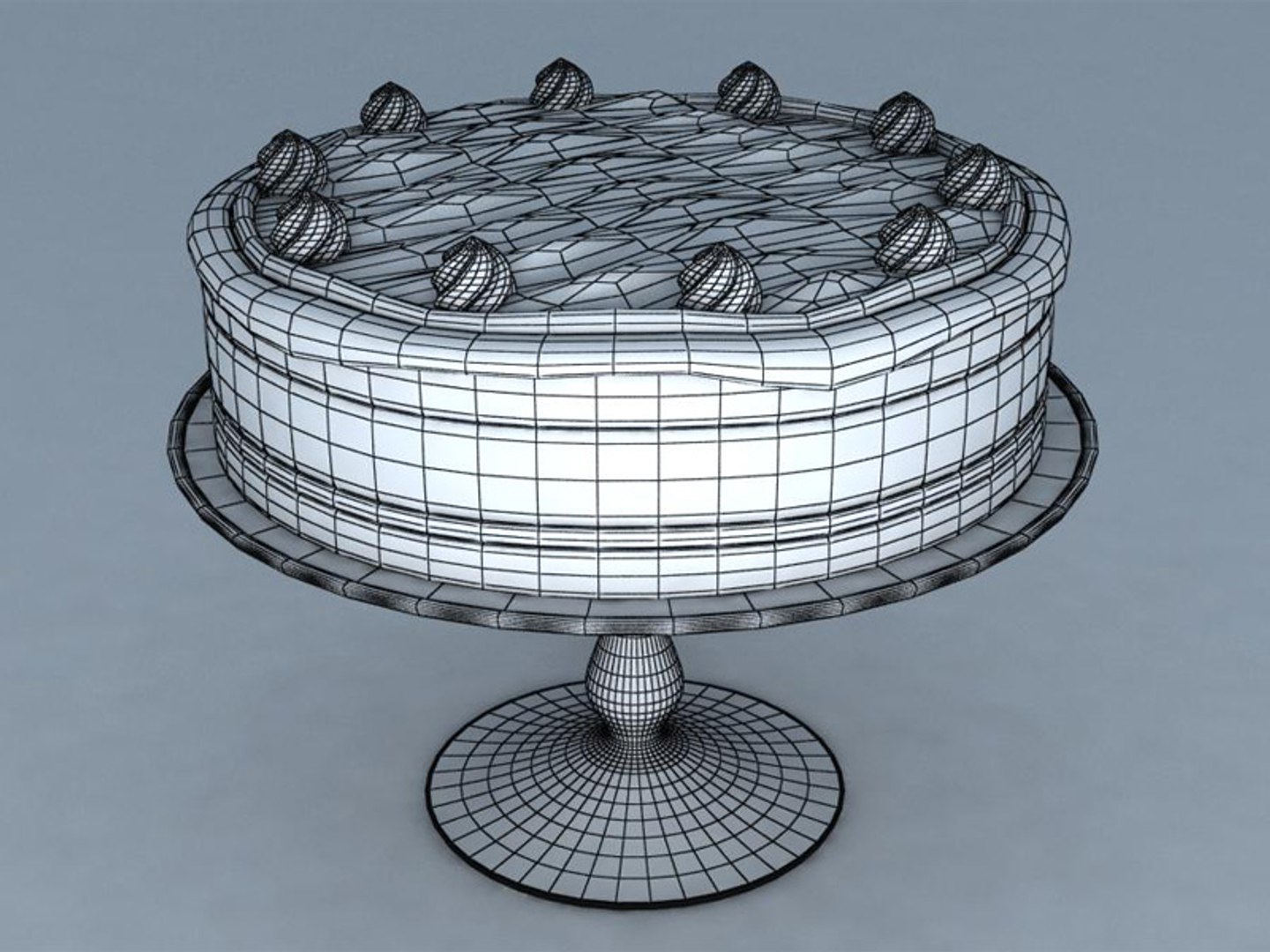 Chocolate Cake 3d Model
