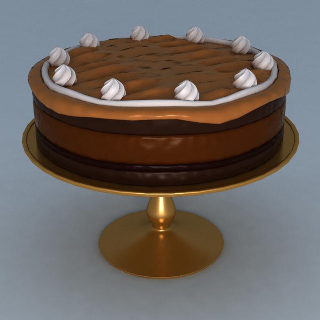 Chocolate Cake 3d Model