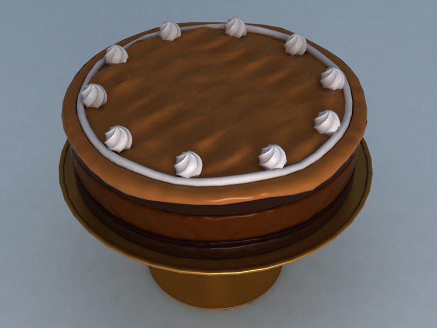 Chocolate Cake 3d Model