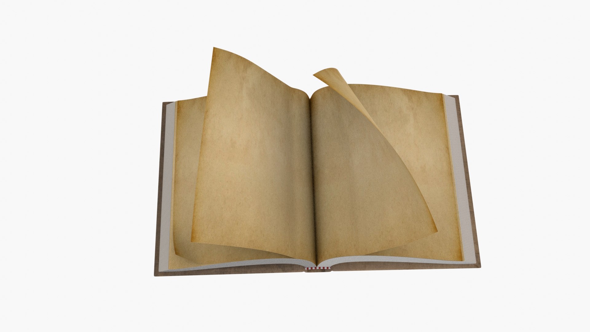 Old Cover Rigged Animated Book 3D - TurboSquid 2064073