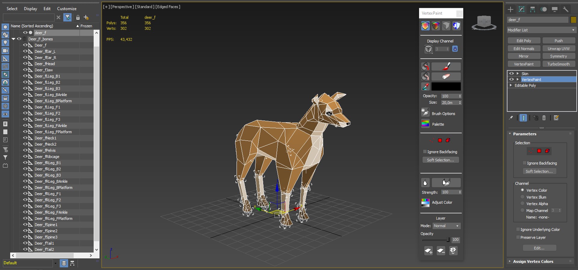 3D Animations Deer Polys - TurboSquid 1552979