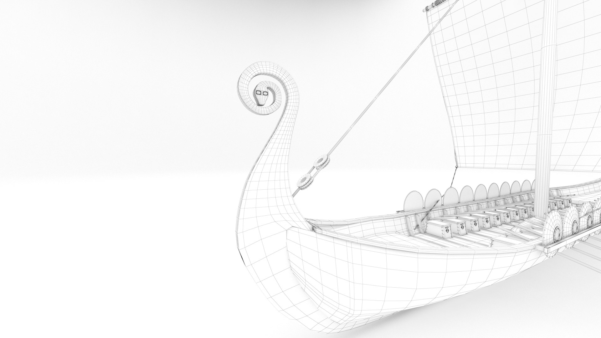 3D Viking Ship - TurboSquid 1896106