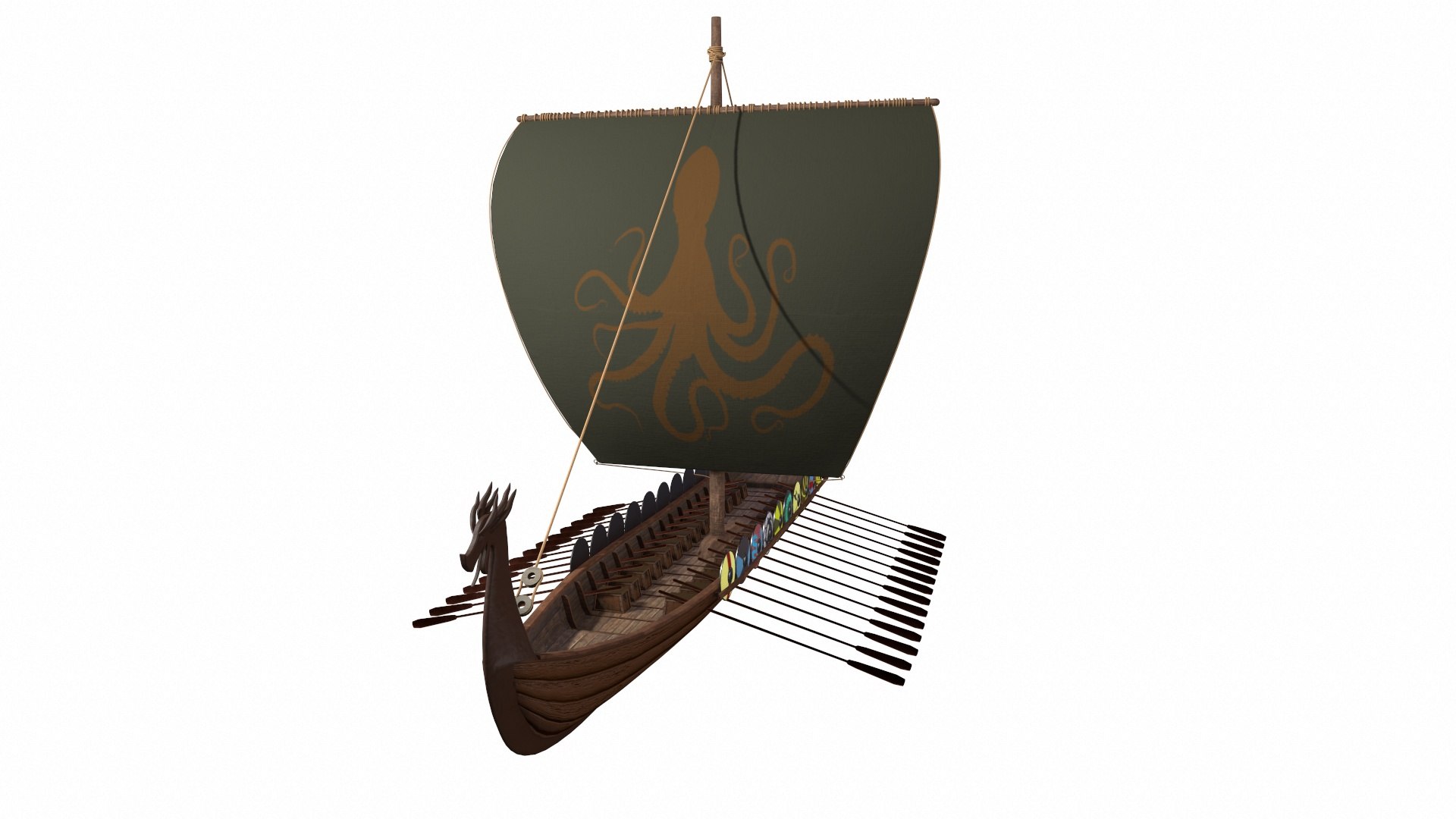 3D Viking Ship - TurboSquid 1896106
