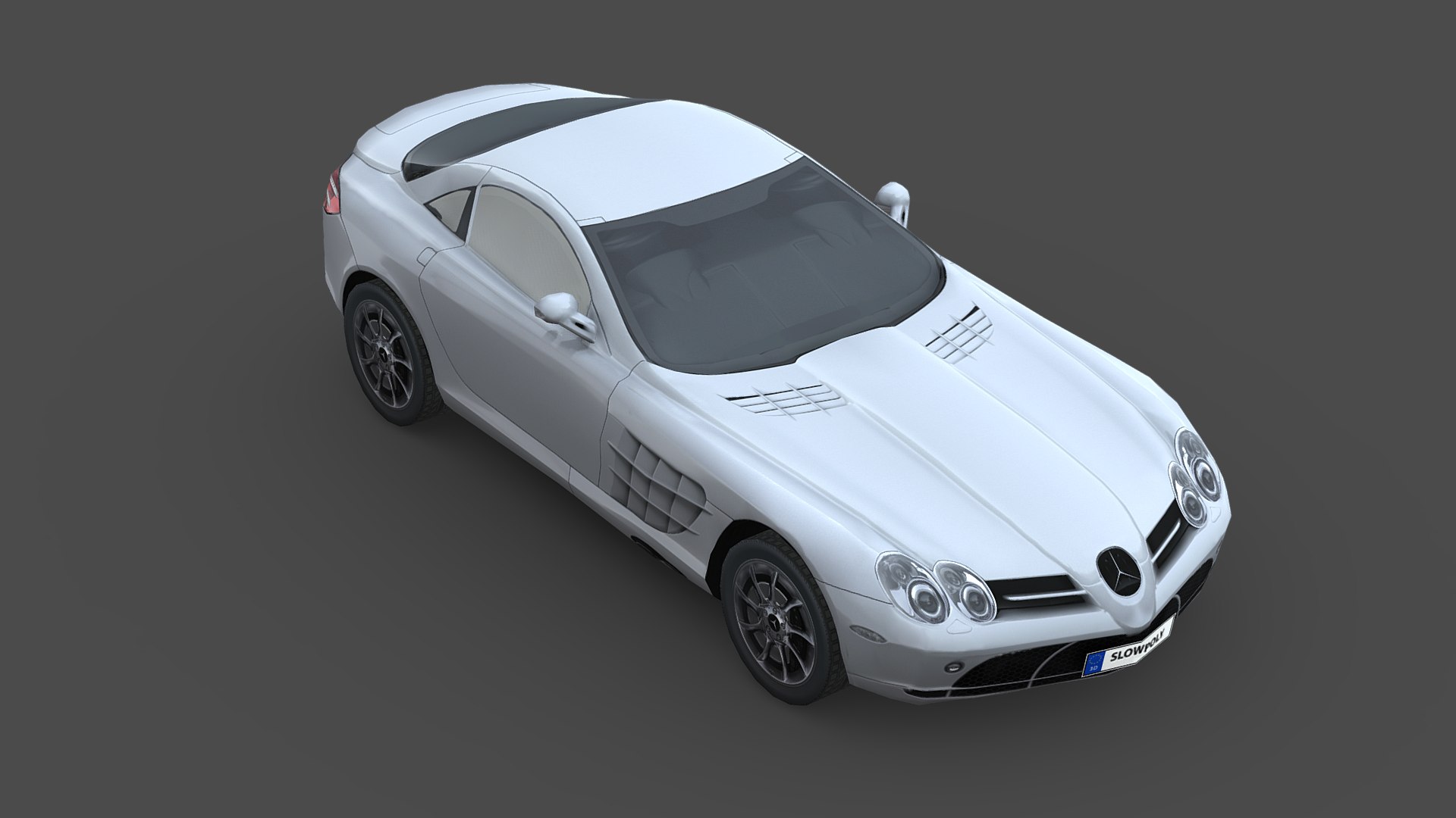 Mercedes-Benz SLR McLaren 2005 3D Model - TurboSquid 2210180