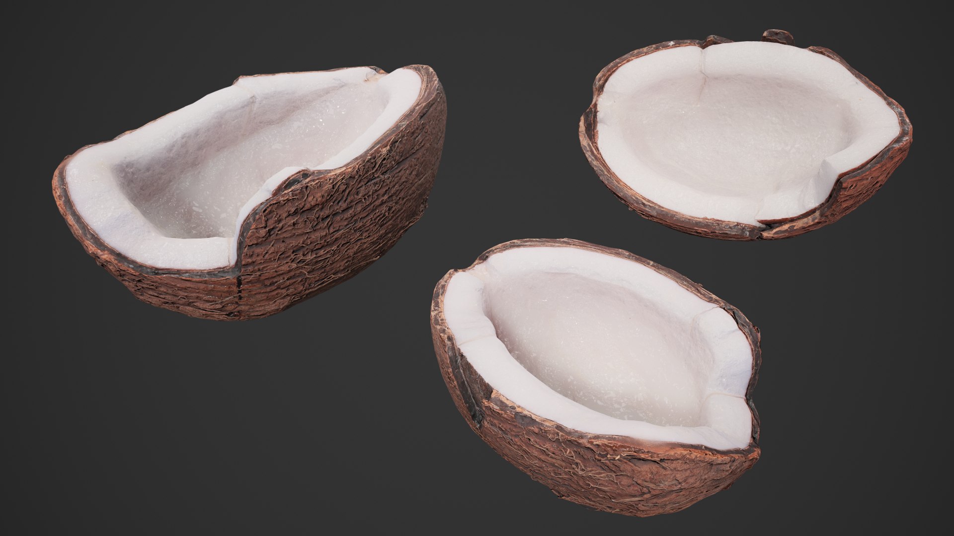 3D Coconut - TurboSquid 1831495