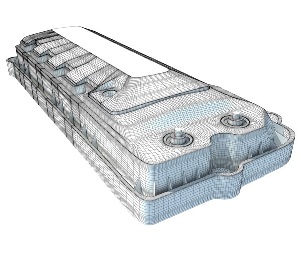 3D engine cover model - TurboSquid 1174264