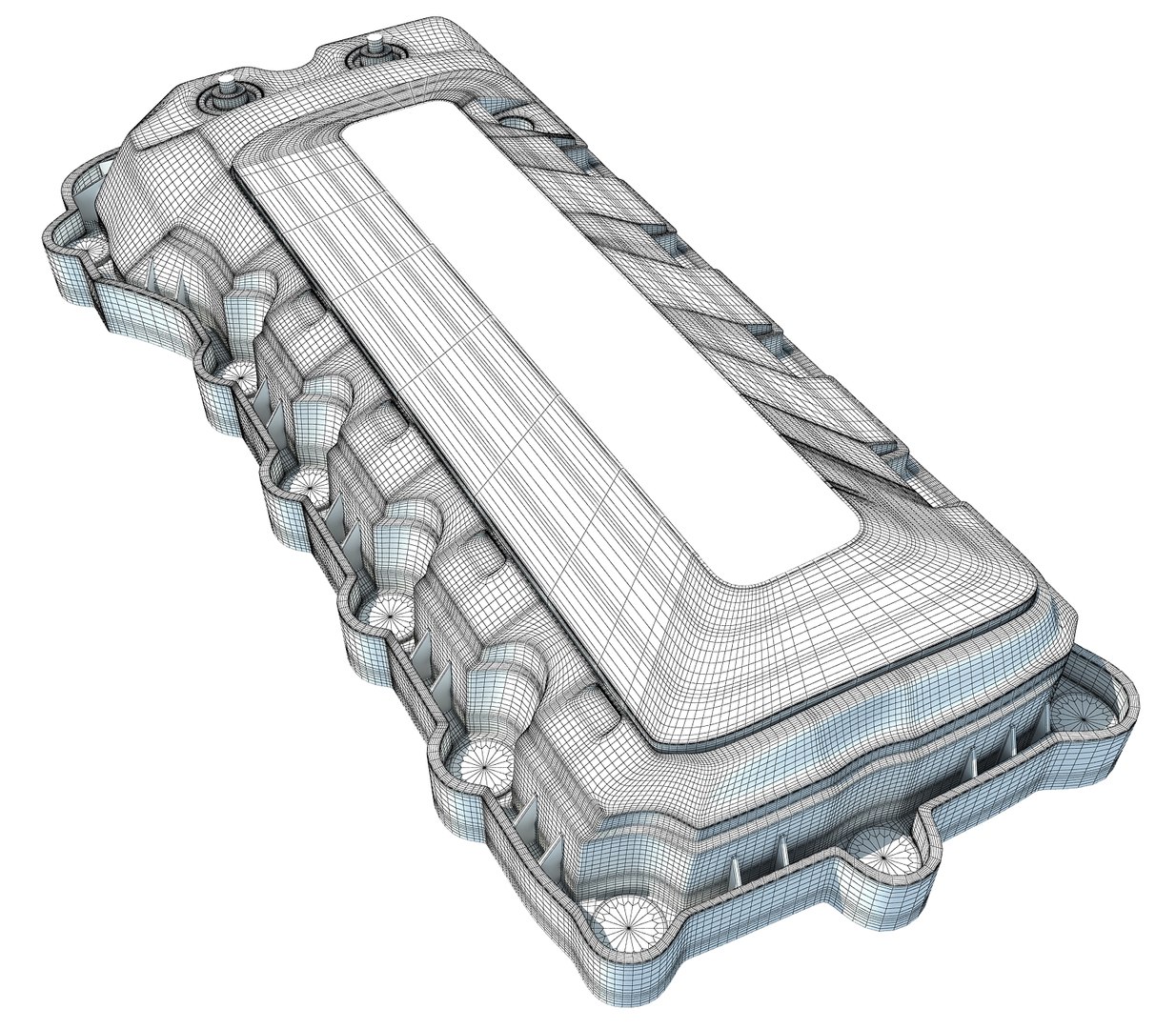 3D Engine Cover Model - TurboSquid 1174264
