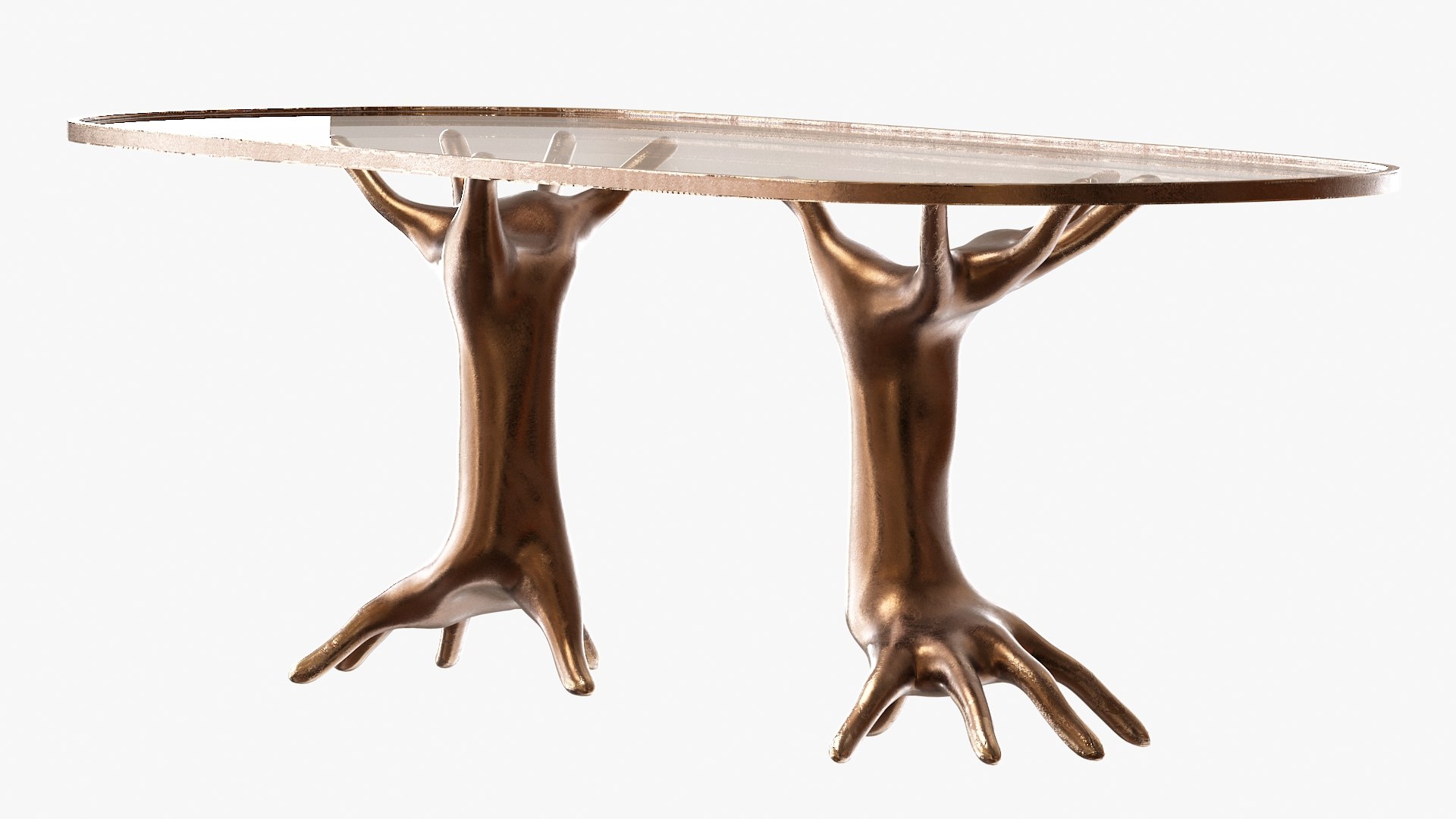 Kelly Wearstler Superluxe Dichotomy Racetrack Table 3D - TurboSquid 2018079
