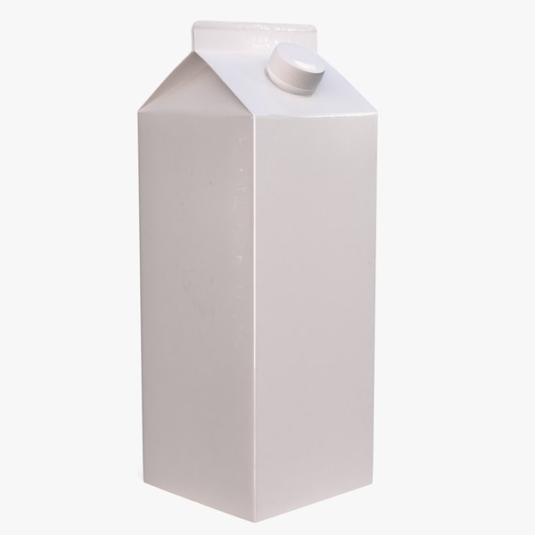 3D milk package - TurboSquid 1497008