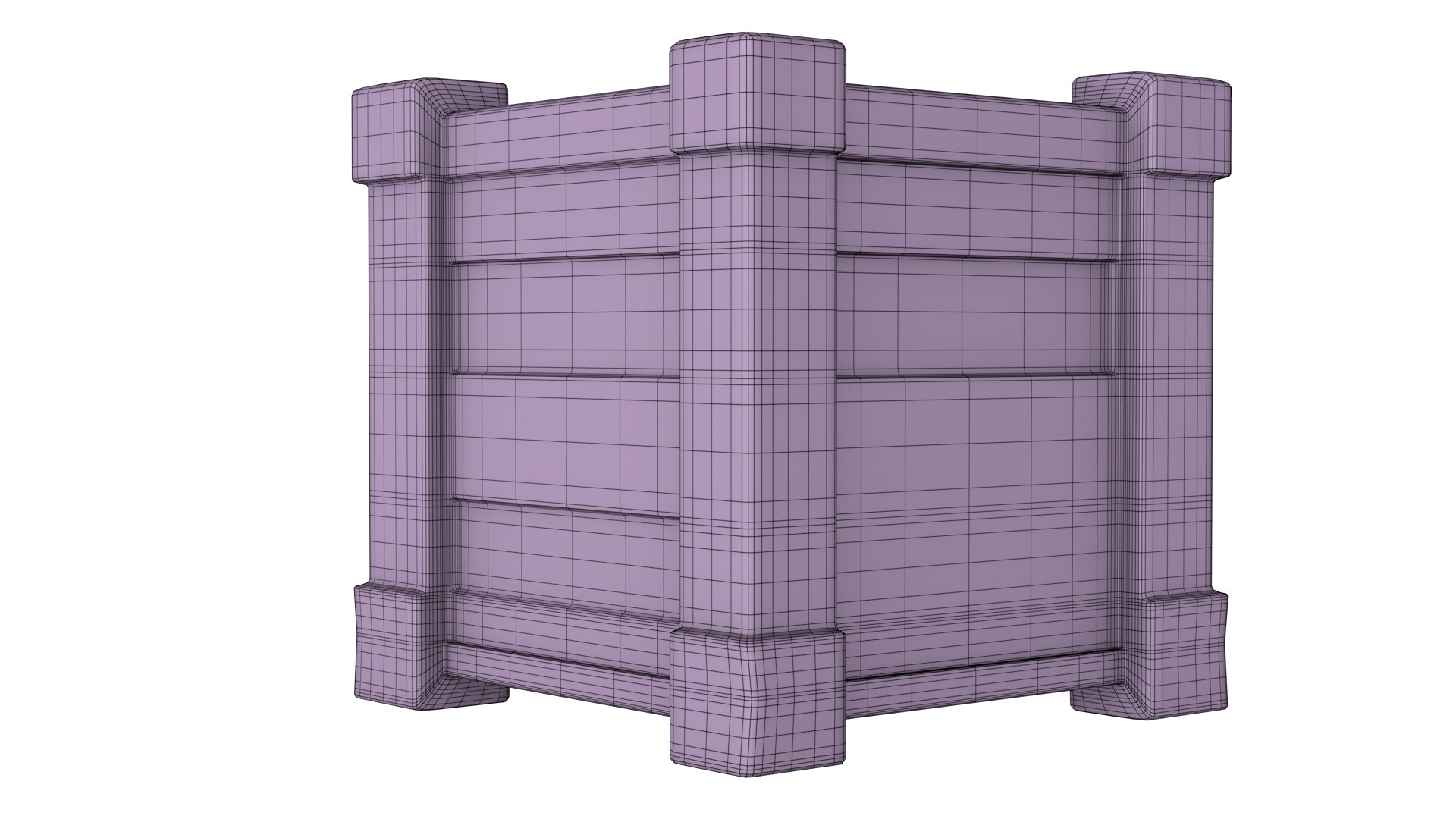 Cartoon Wooden Crate 3D - TurboSquid 2121190