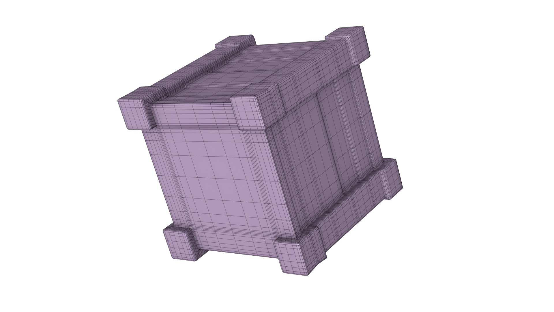 Cartoon Wooden Crate 3D - TurboSquid 2121190