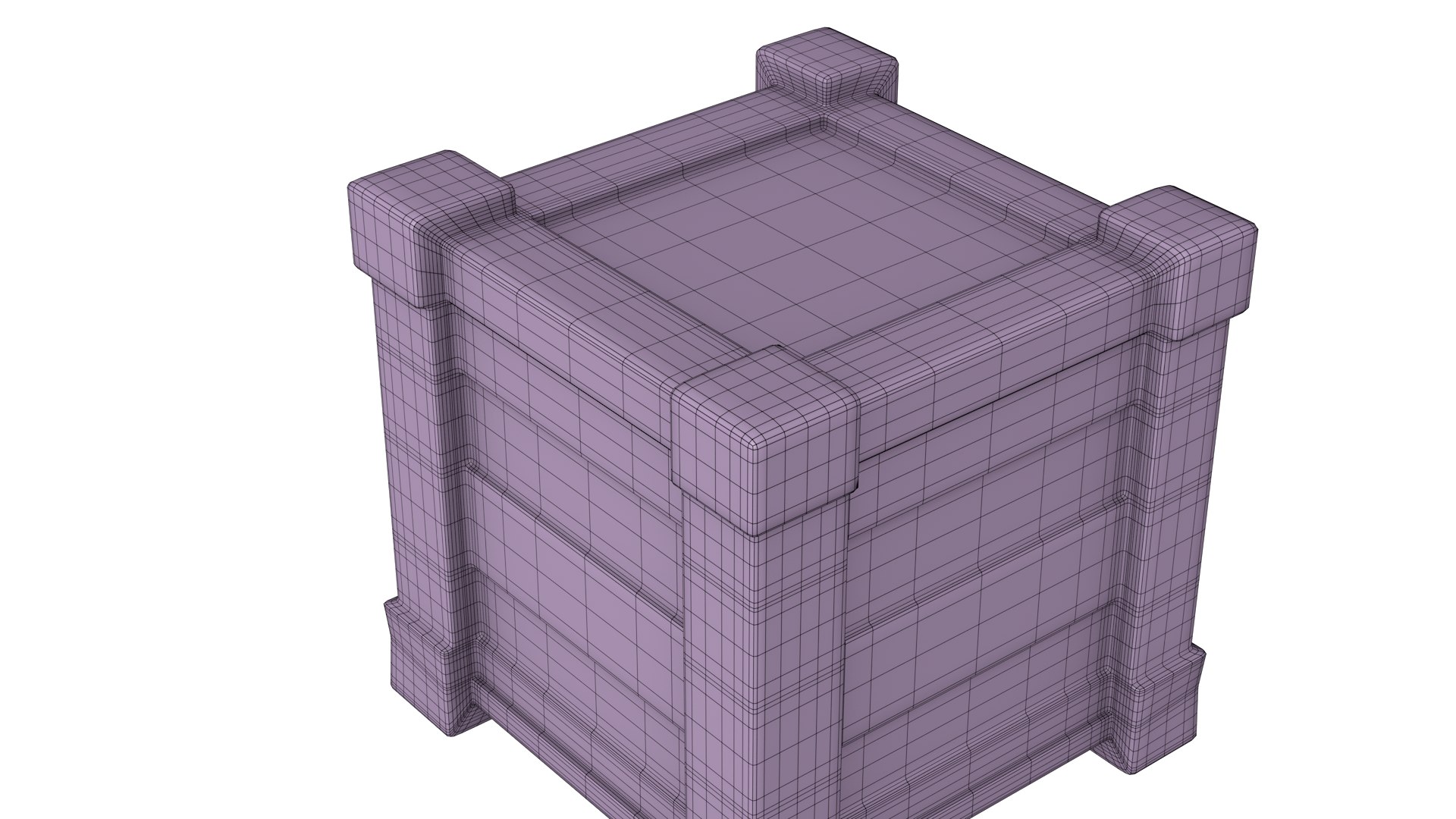 Cartoon Wooden Crate 3D - TurboSquid 2121190