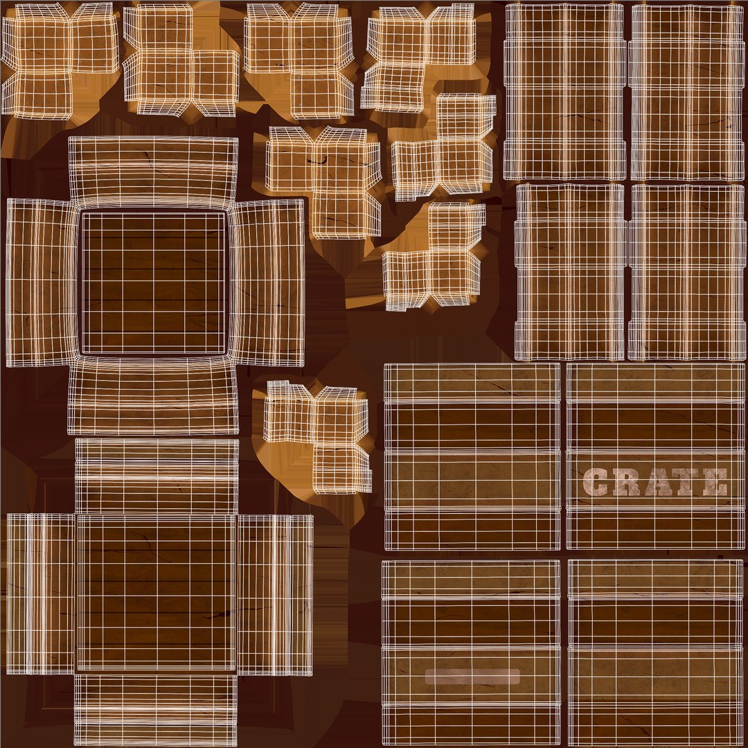 Cartoon Wooden Crate 3D - TurboSquid 2121190