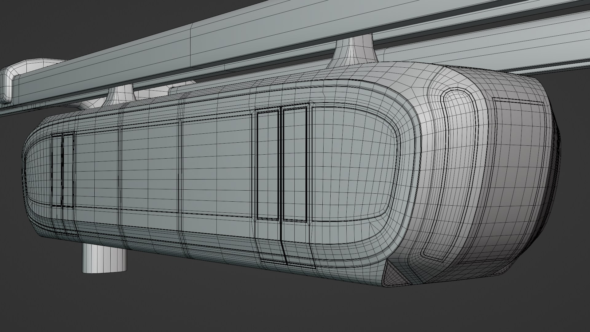 3D Monorail Train Generic Model - TurboSquid 1844911