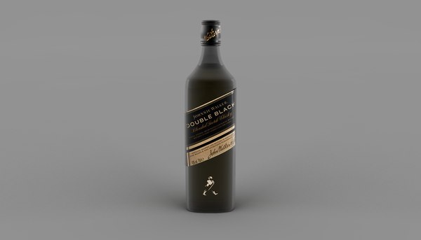 3D model double black bottle label - TurboSquid 1318080