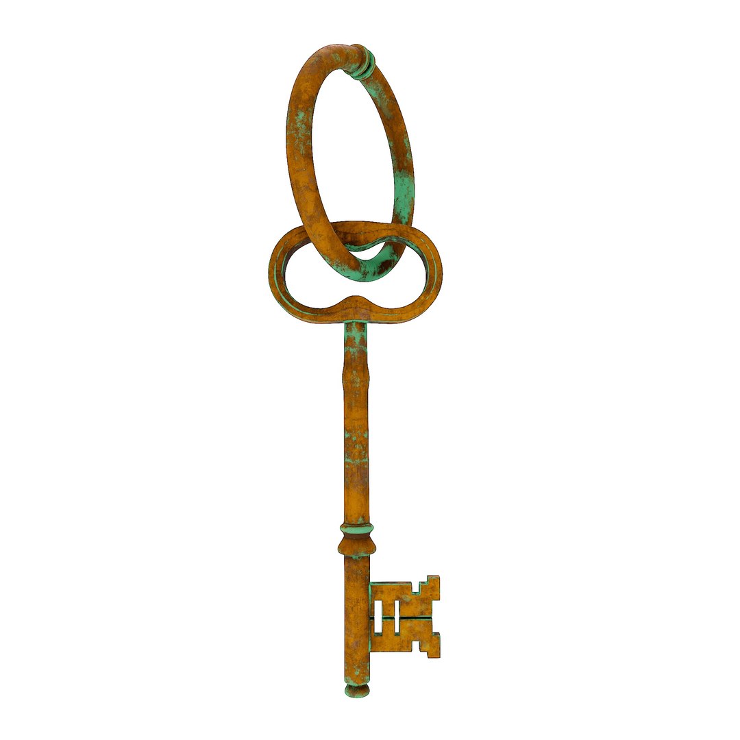 3D Skeleton Door Key - TurboSquid 1982061