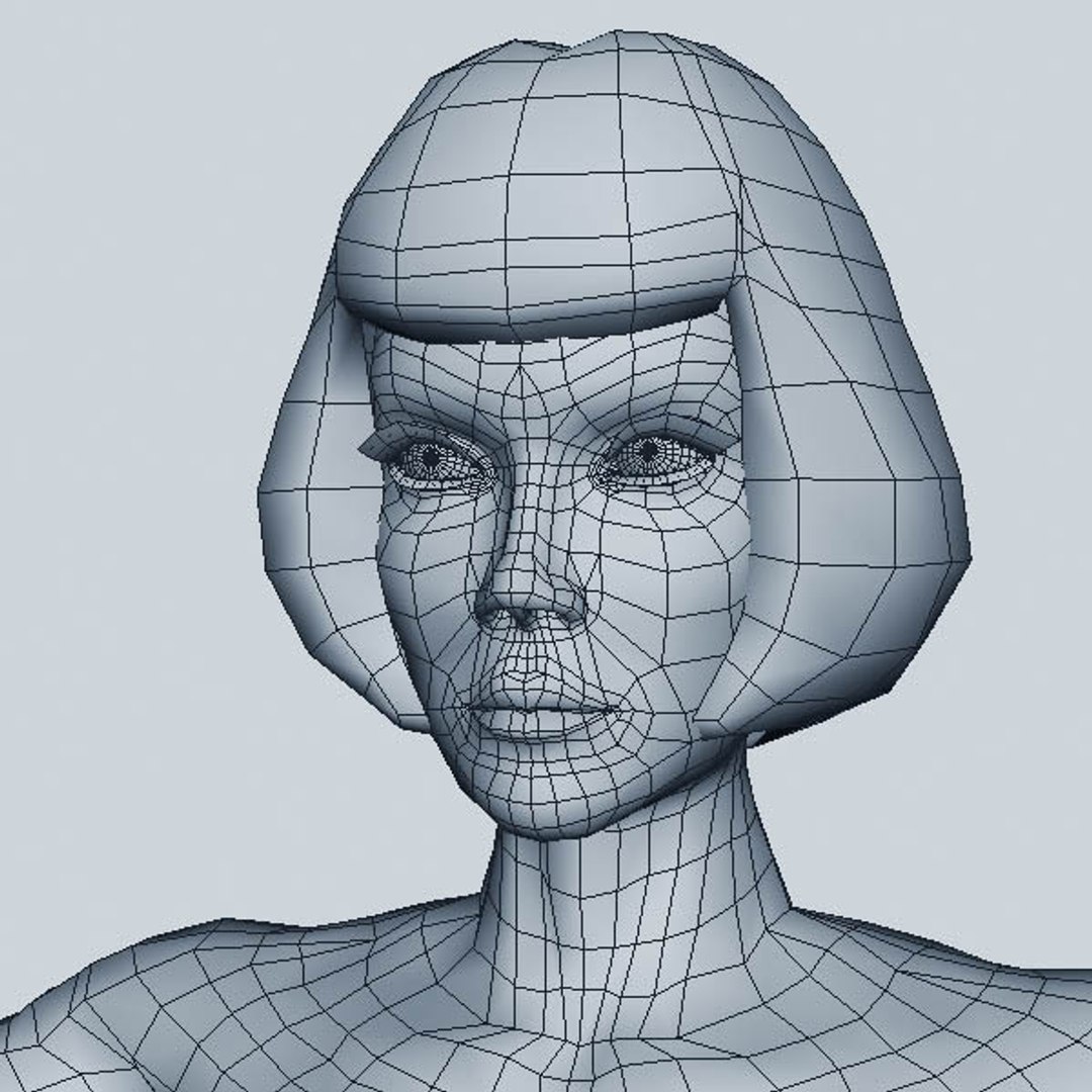 3d Female Woman Human Model