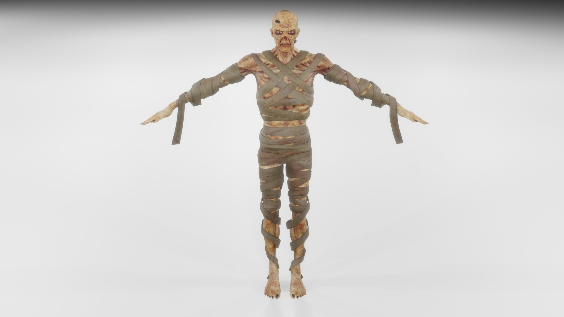 Realistic Rigged Mummy Male Character 3D Model 3D model - TurboSquid ...