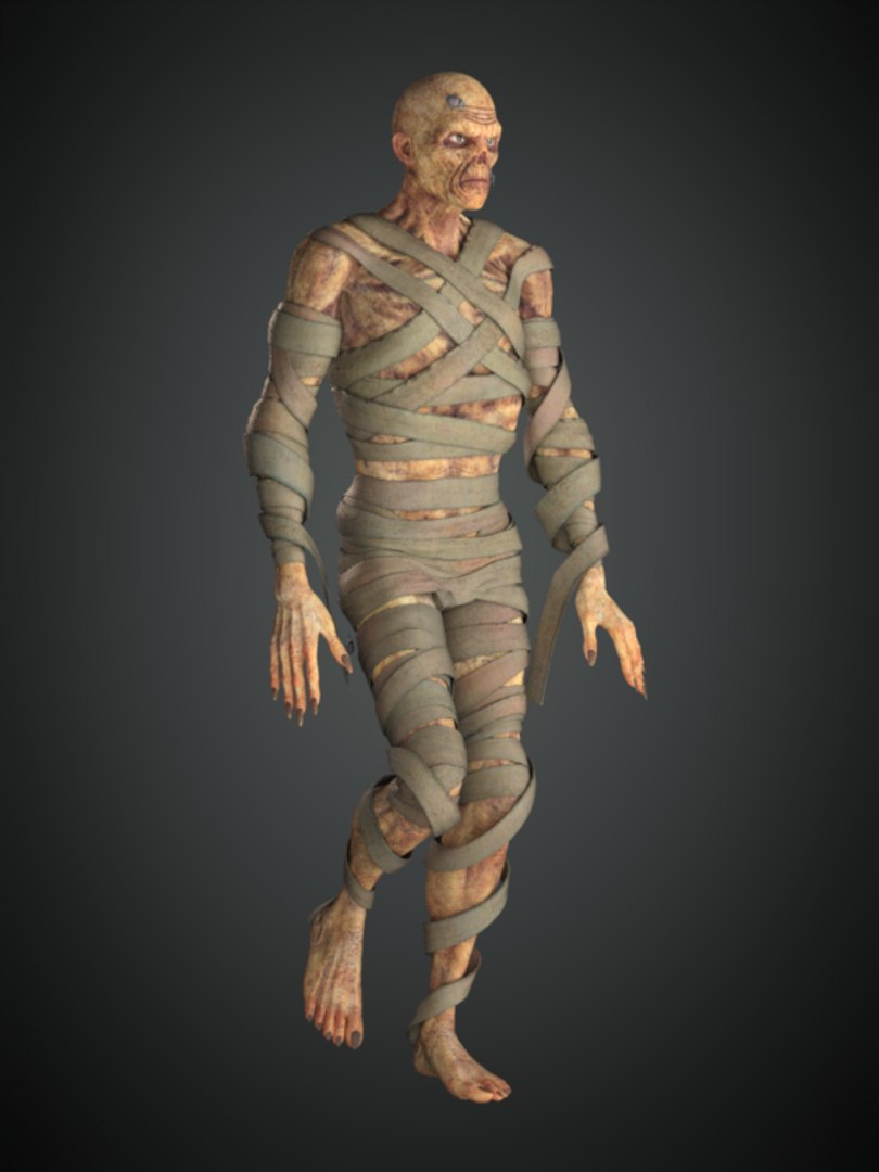 Realistic Rigged Mummy Male Character 3D Model 3D Model - TurboSquid ...
